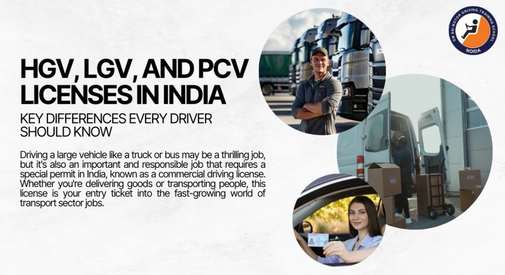 HGV, LGV, and PCV Licenses in India | Driving License